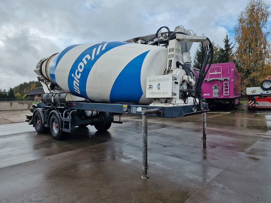 De Buf Beton Mixer Trailer poluprikolica betonska mešalica