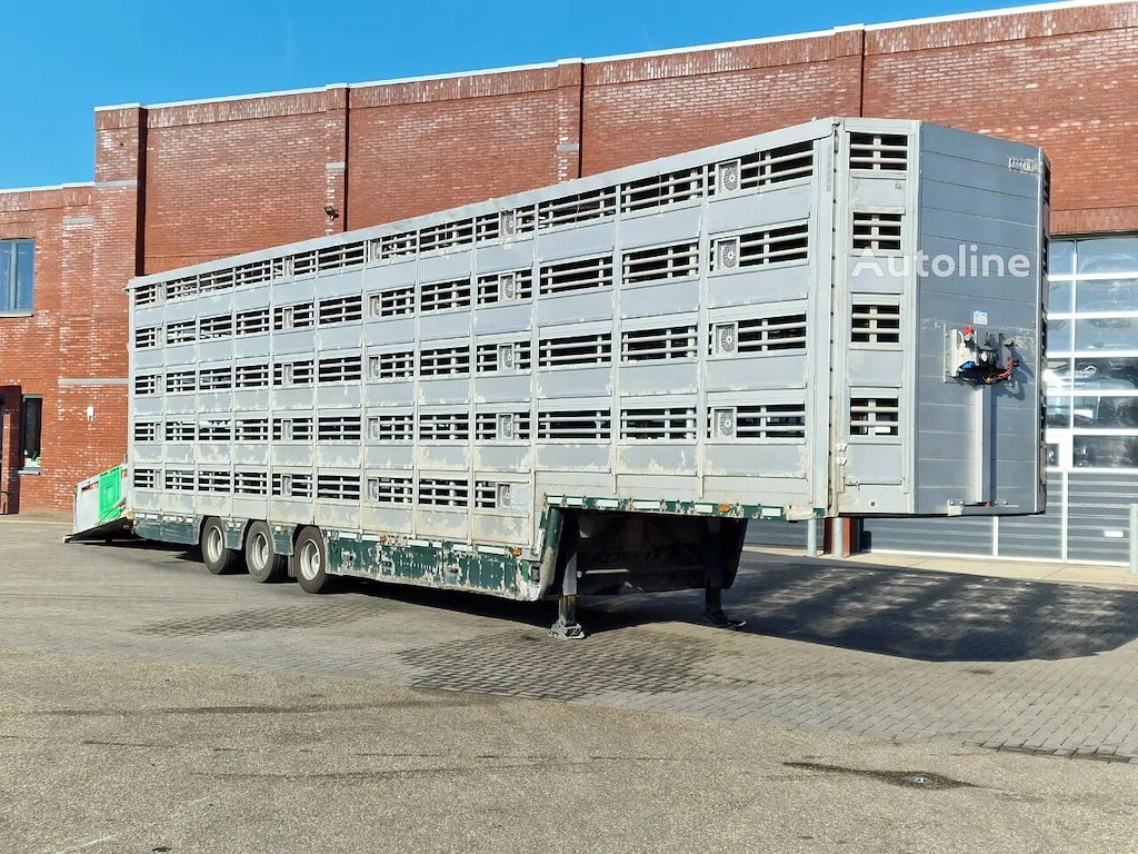 Pezzaioli 5 deck livestock trailer - Water & Ventilation - Loadlift - Fold poluprikolica za prevoz stoke