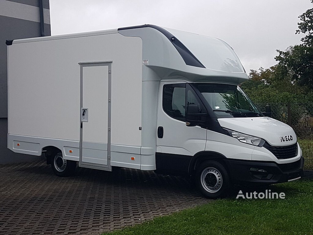 IVECO DAILY KONTENER NISKOPODŁOGOWY 4,43x2,23x2,42 SKLEP FOODTRUCK BAR prodajni kamion < 3.5t