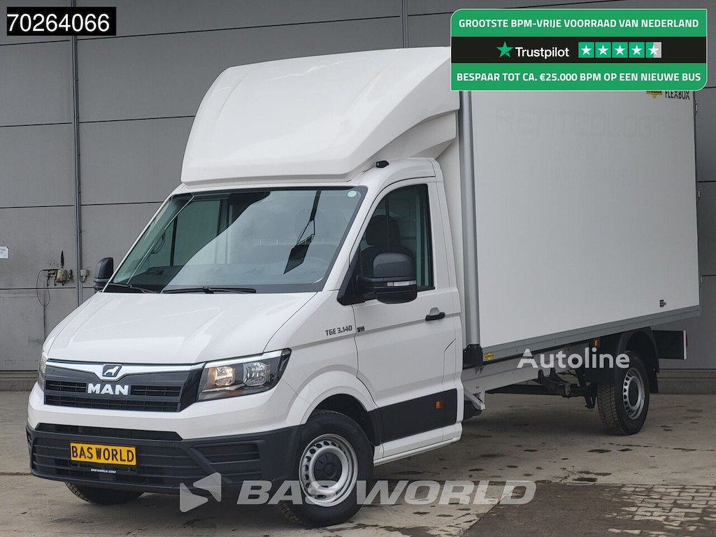 MAN TGE 3.140 Nieuw! Bakwagen Airco Bakwagen 10,4inch-Display Euro6 kamion furgon < 3.5t