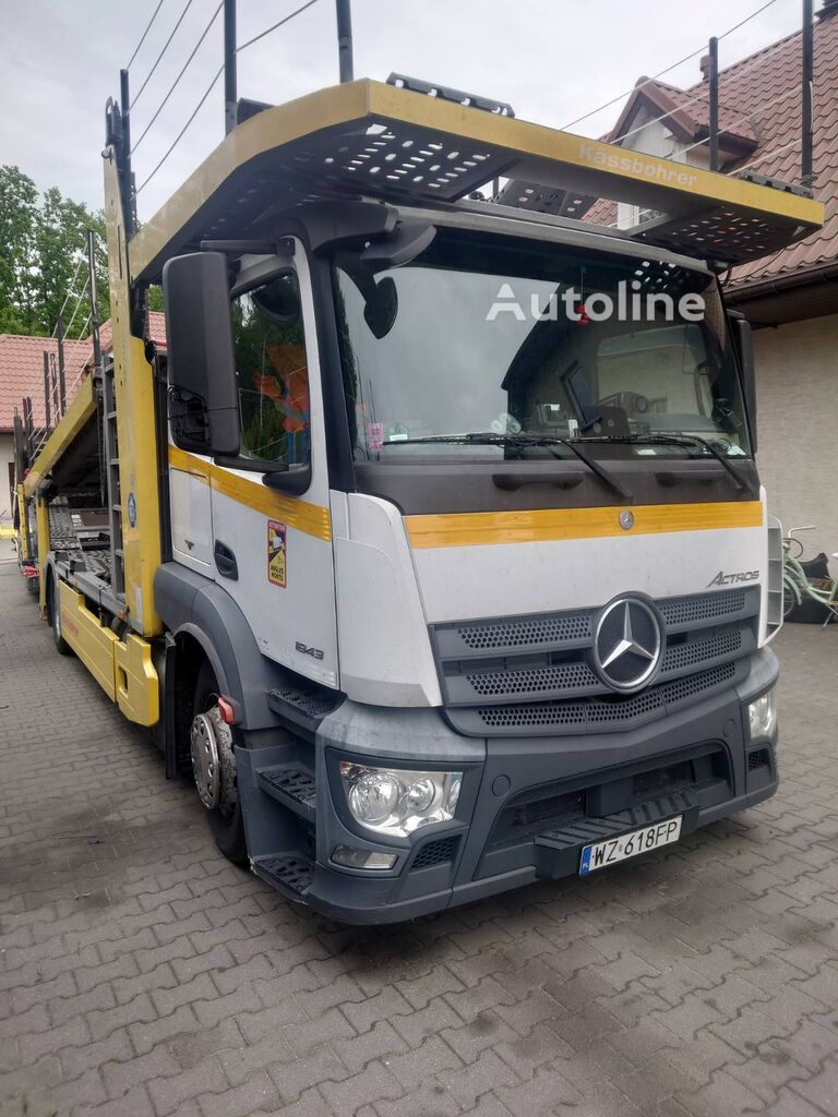 Mercedes-Benz Actros MP4 autotransporter + prikolica autotransportera