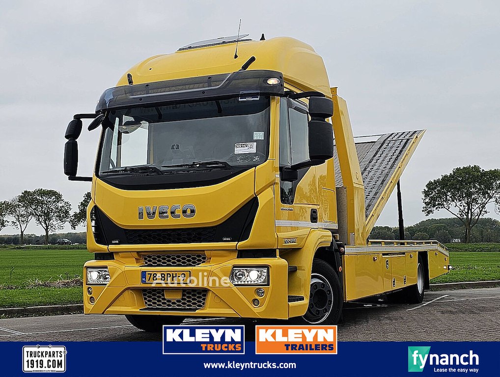 IVECO 120E28 EUROCARGO FLY DECK 2 CARS autotransporter nakon udesa