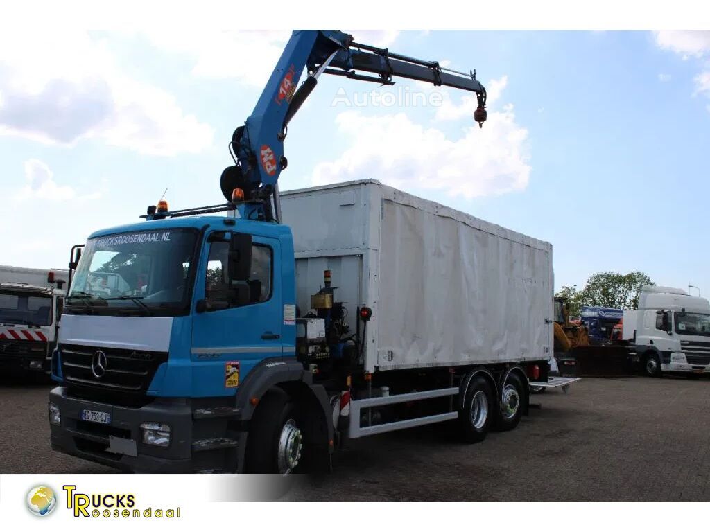 Mercedes-Benz Axor 2533 + 14t crane + 6x2 + REMOTE + MANUAL + LIFT kamion s ceradom