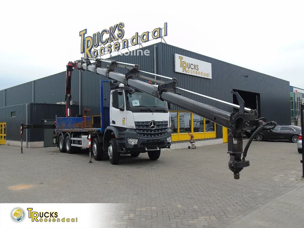 Mercedes-Benz Arocs 3242 + PALFINGER 33002EH 7x EXTENTION + 8X4 + EURO 6 + REM kamion platforma