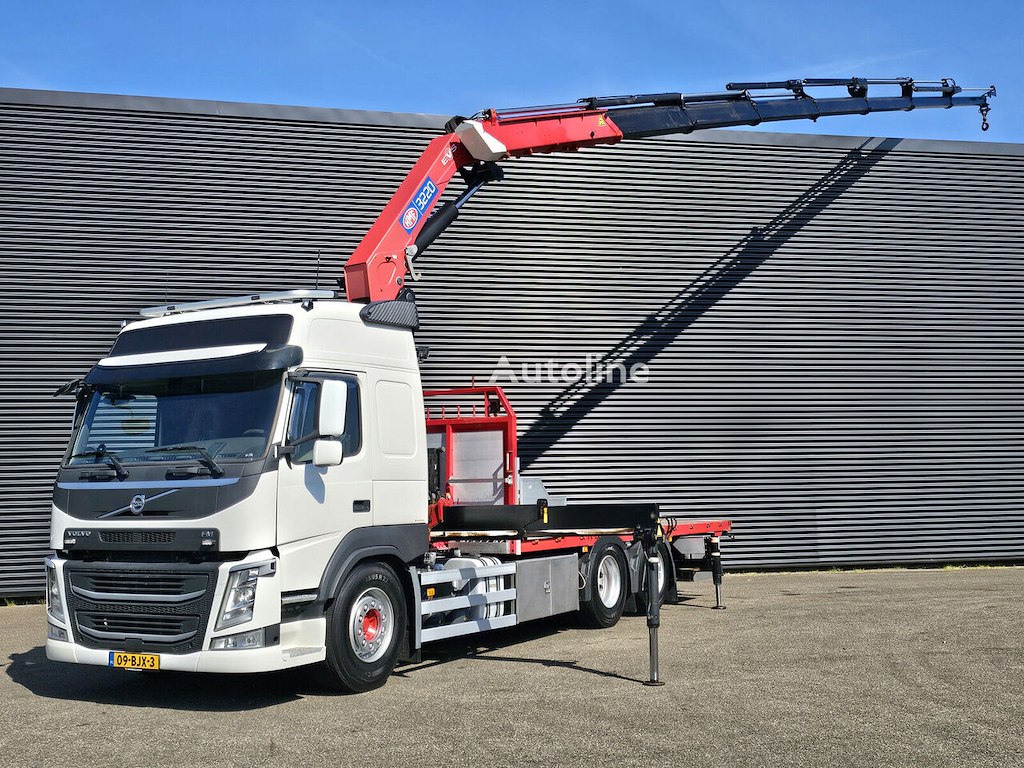 Volvo FM500 / 6x2 / HMF 32TM / CRANE/KRAN kamion platforma