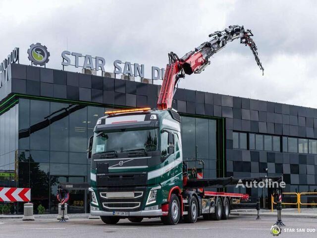 Volvo FH 510 8x4 FASSI F820 RA2.26 Fly Jib Crane Kran kamion platforma