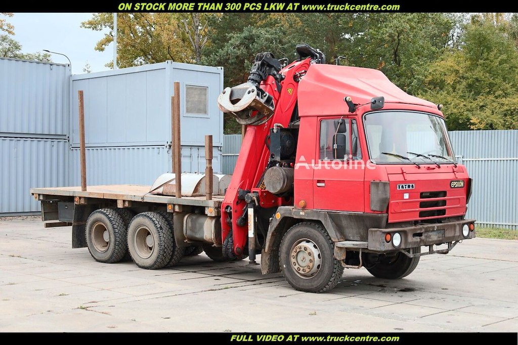 Tatra T 815, 6x6, CRANE EPSILON PALFINGER M110Z96 kamion za prevoz drva