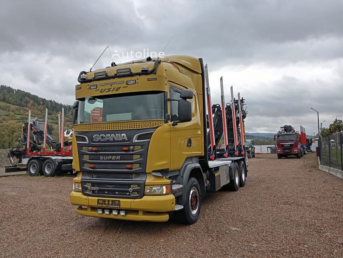 Scania R580 kamion za prevoz drva
