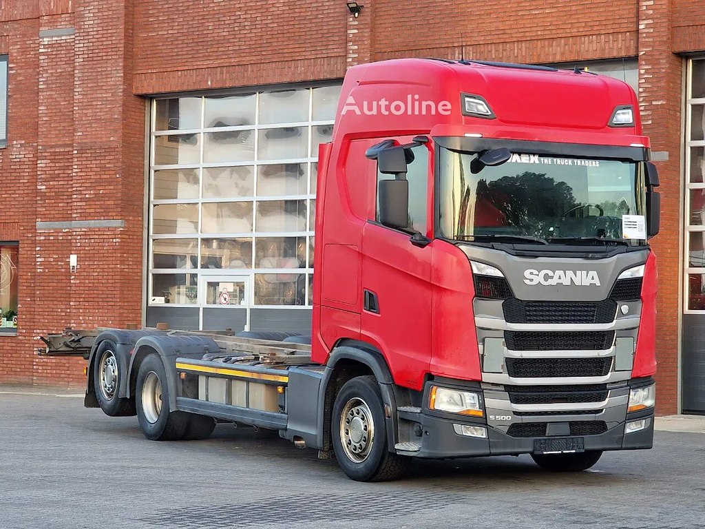 Scania S500 NGS Highline 6x2 - BDF - Full air - Navi - Retarder vozilo za prevoz kontejnera