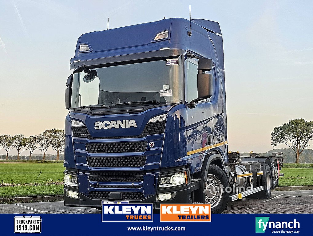 Scania R410 LNG vozilo za prevoz kontejnera