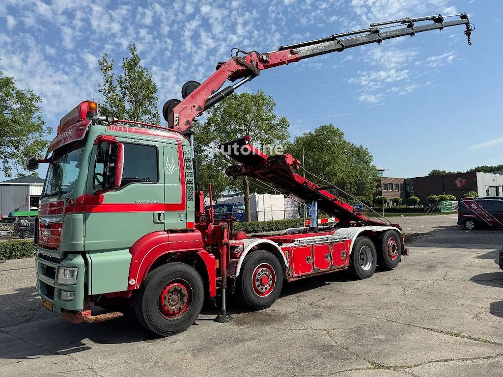 MAN TGS 35.480 8X4 HMF 2420 K5 + HMF ABLE + REMOTE CONTROL kamion sa kukom za podizanje tereta