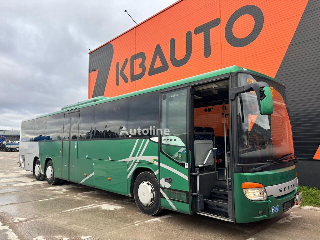 Setra S 417 UL 6x2*4 AC / AUXILIARY HEATER / WC / WHEELCHAIR LIFT prigradski autobus