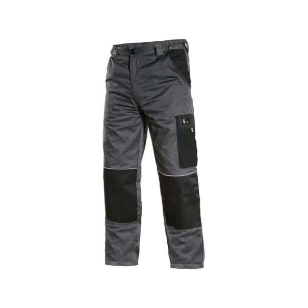 CANIS Radne pantalone do struka Phoenix Cefeus, siva/crna