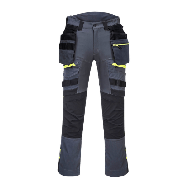 MONSUN Radne pantalone DX4, metalik siva