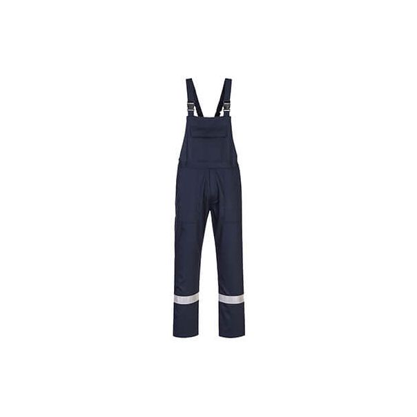 PORTWEST Radne pantalone zavarivačke sa tregerima BZ17 BizWeld Iona Bib&Brace, plava