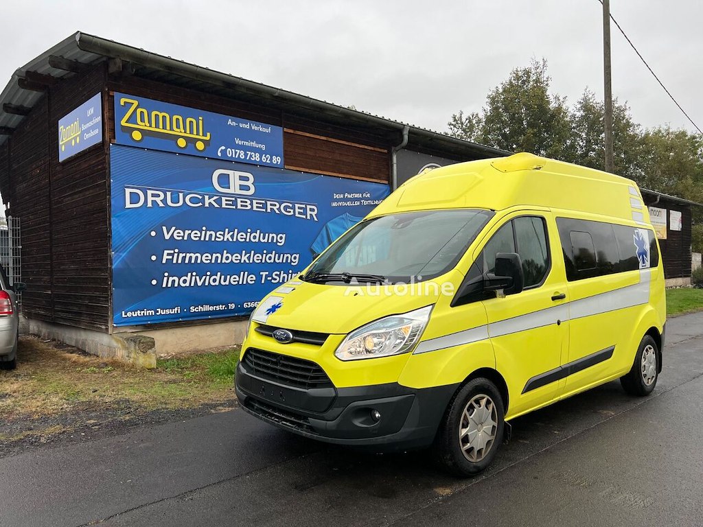 Ford Transit Custom Rettungswagen Hochdach Liege/Stuhl/RAMPE vozilo hitne pomoći