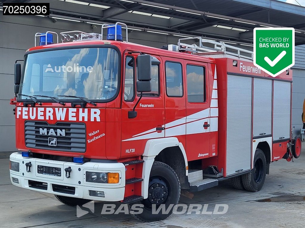 MAN TGA 14.284 4X4 4x4 Manual Schlingmann LF16/12 pump Feuerwehr Ste vatrogasno vozilo