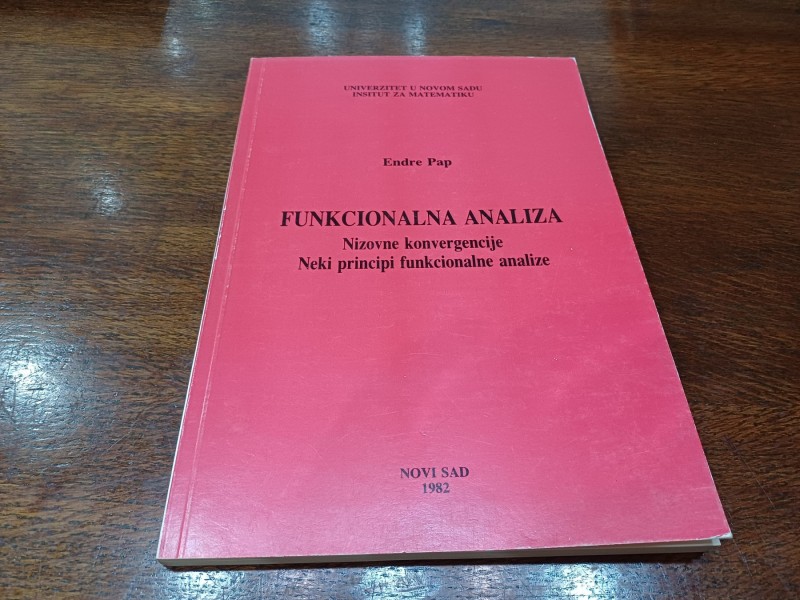 Funkcionalna analiza, Endre Pap