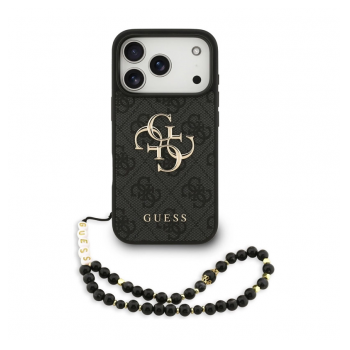Maska Guess 4G Strap 4G Classic Logo za iPhone 17 Pro Max crna