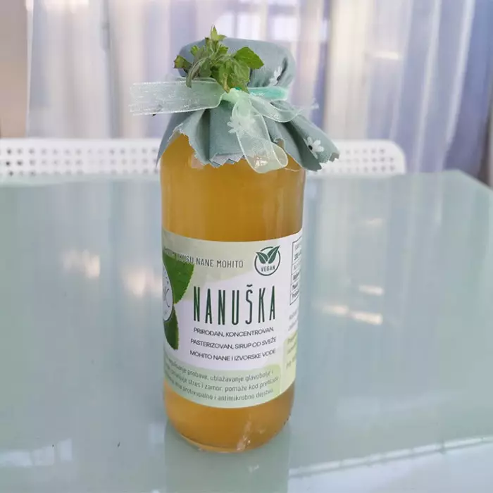Sirup od sveže mohito nane 2×0.25l