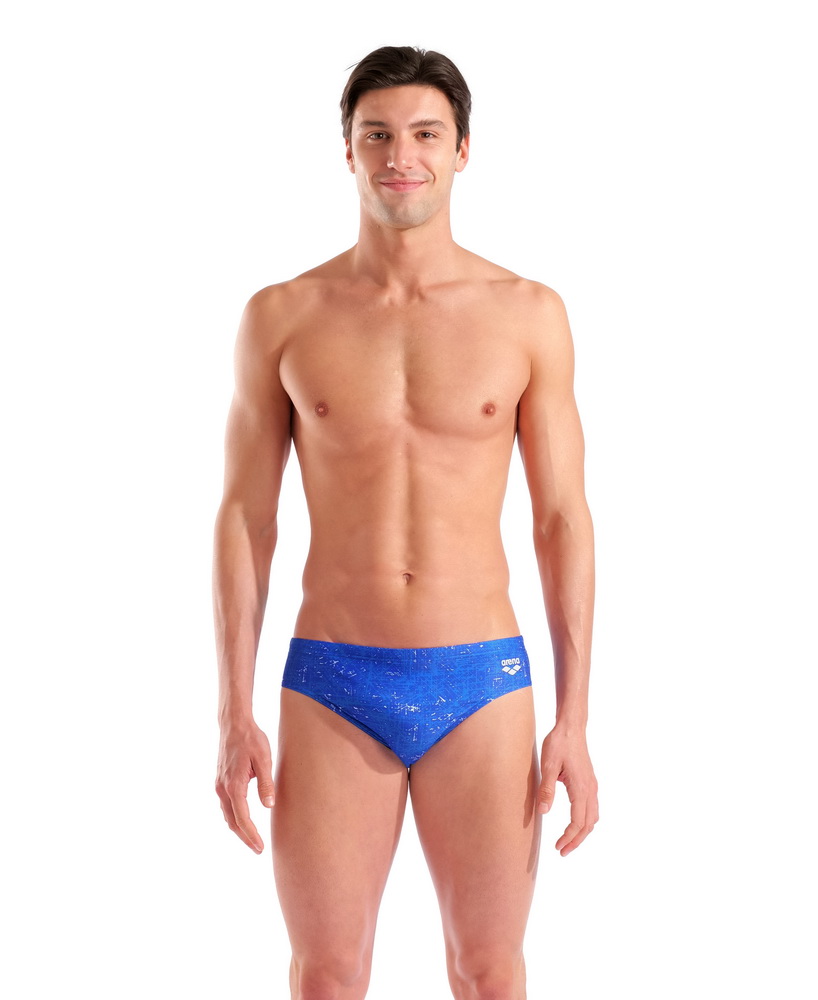 Arena M Ribbed Brief Royal