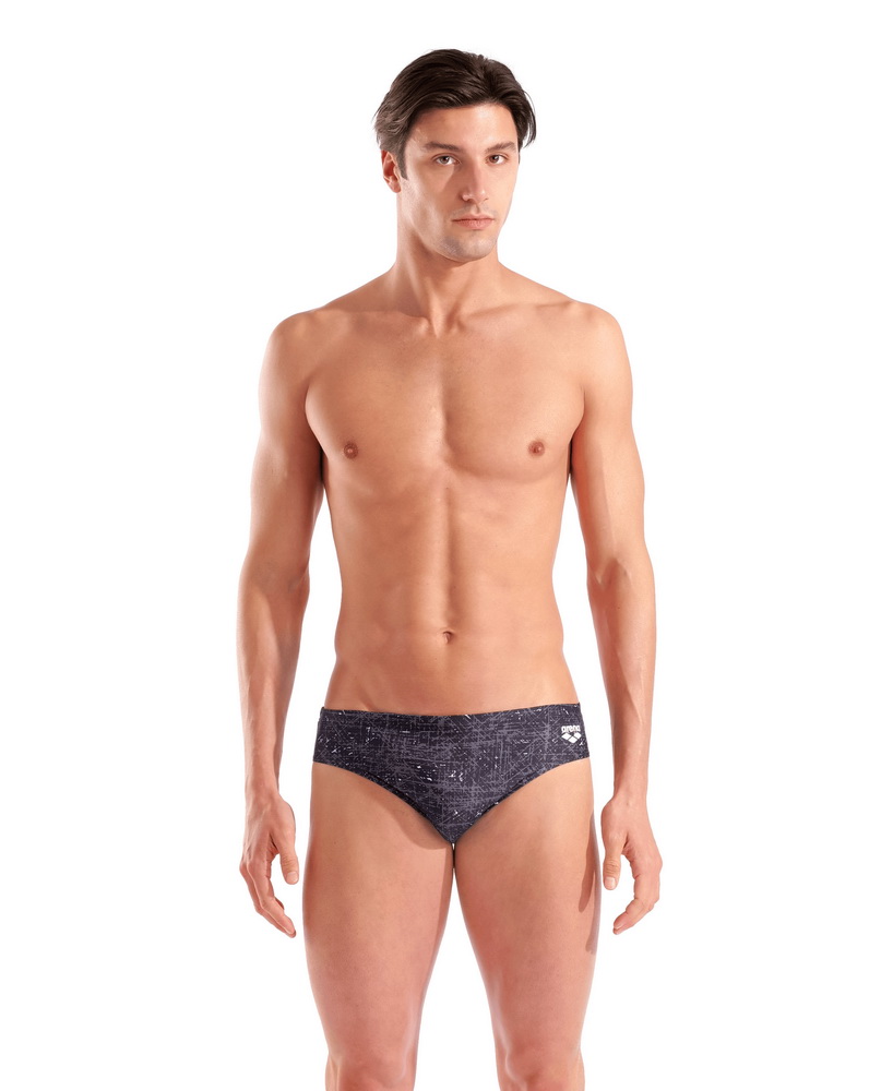 Arena M Ribbed Brief Black