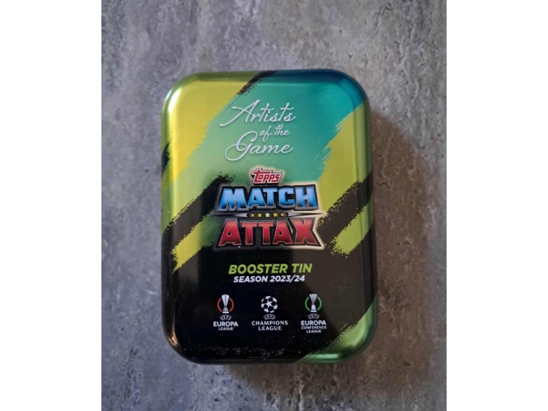 Kolekcionarska limenka Match Attax 2023-24 Booster tin2