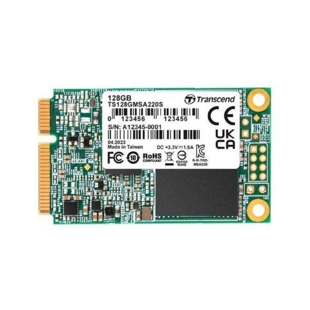 TRANSCEND SSD Disk mSATA 128GB SATA III TS128GMSA220S