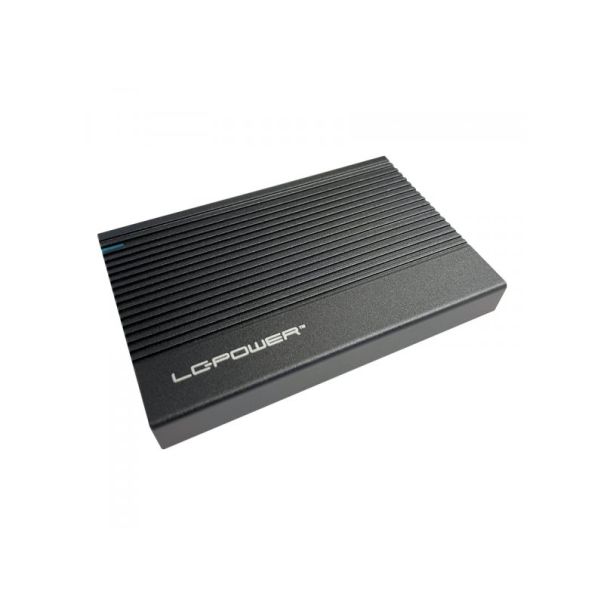 LC POWER HDD rack2.5'' LC-25U3-C SATA USB3.2 Gen2x1 USB-C crni