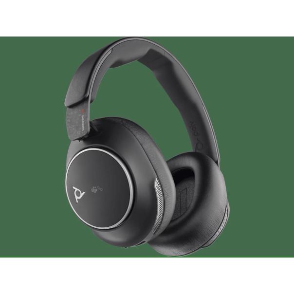 POLY HP Voyager Surround 80 UC Microsoft Teams Certified USB-C Headset +USB-C/A Adapter, Black, 2yw