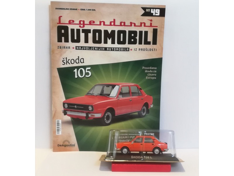 DeAgostini Legendarni Skoda 105 L 1:43