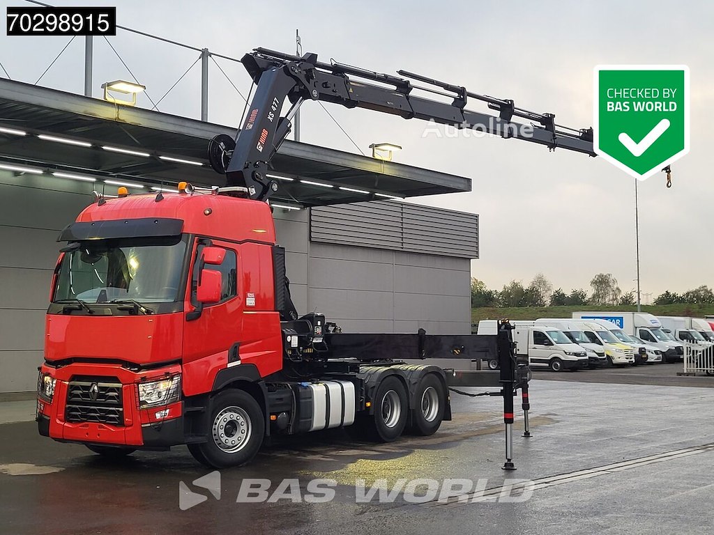 Renault T 520 6X4 Hiab 477E-7 HIDUO Crane Kran Big-Axle Euro 6 tegljač