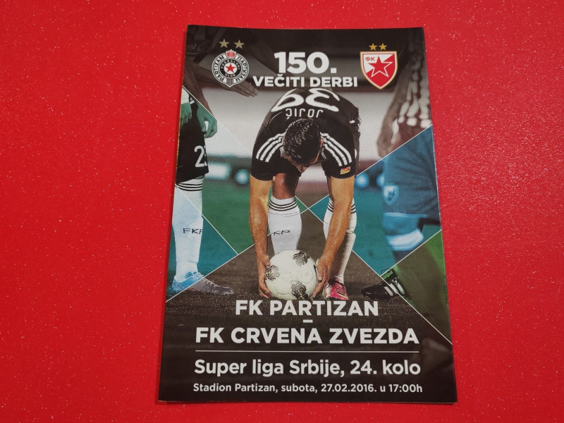 PARTIZAN - CRVENA ZVEZDA 27.02.2016. PROGRAM