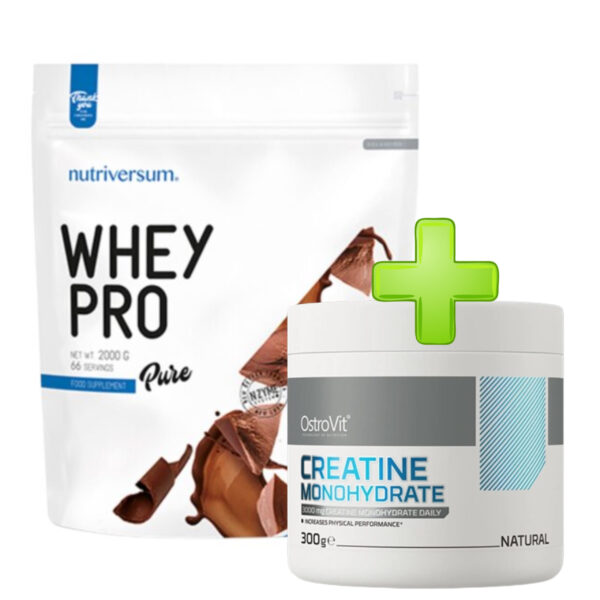 Whey Pro 2kg + Creatine ostrovit 300g – Nutriversum