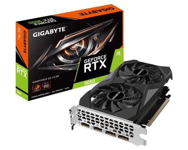 GIGABYTE nVidia GeForce RTX 3050 6GB 96bit GV-N3050WF2OCV2-6GD grafička karta