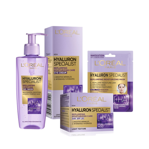 L'Oreal Paris Hyaluron Specialist beauty set za negu lica