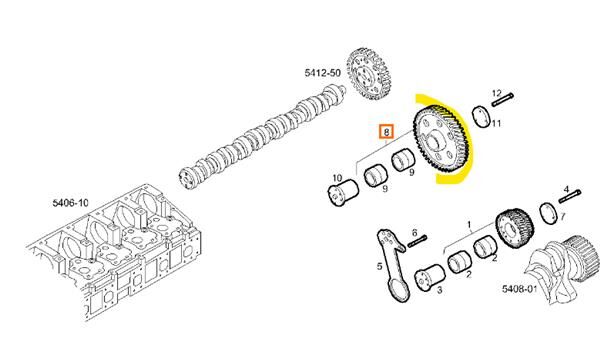 500305485 zupčanik radilice za IVECO Stralis kamiona