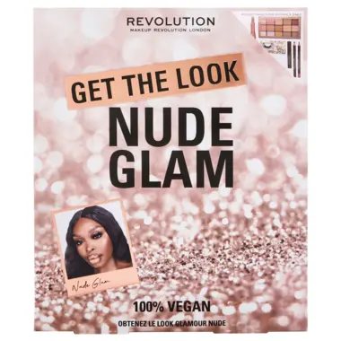 MAKEUP REVOLUTION Set za šminkanje MAKEUP REVOLUTION Get the Look Nude Glam