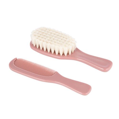 Canpol Babies Češalj I Četka Natural Bristles 7/406 Gold Pink