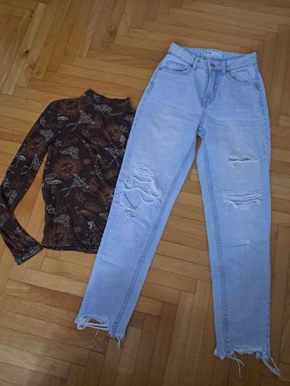 Bershka MOM fit vel.32 ili XS
