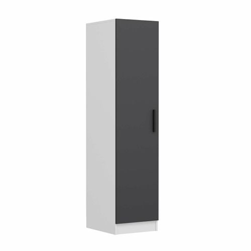 Minar Kale - 8715 Anthracite White Wardrobe