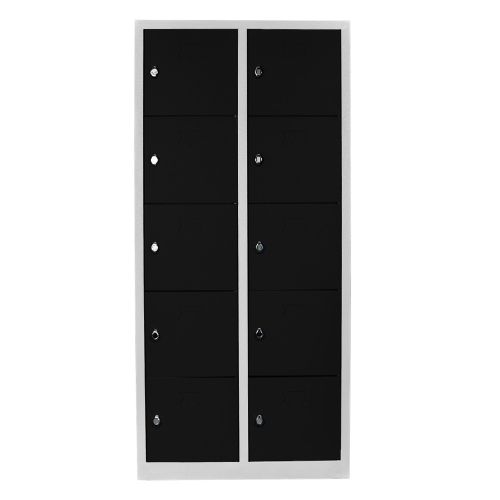 Js1017Sı Grey Black Locker Storage Cabinet