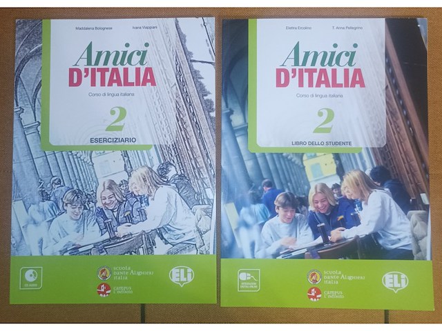 Amici  d`Italia 2 (udzbenik + radna sveska)
