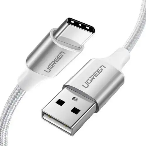 UGREEN USB-A 2.0 na USB tip C kabl Alu.0.25m Beli