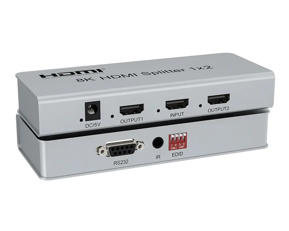 Kettz KT-HSP1208 8K 1x2 HDMI spliter