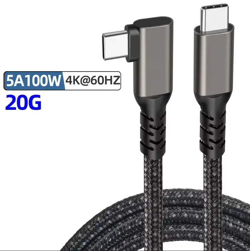 Kettz KT-USBC070 USB-C 3.2 Kabl ugaoni 4k 60Hz 100W 2m