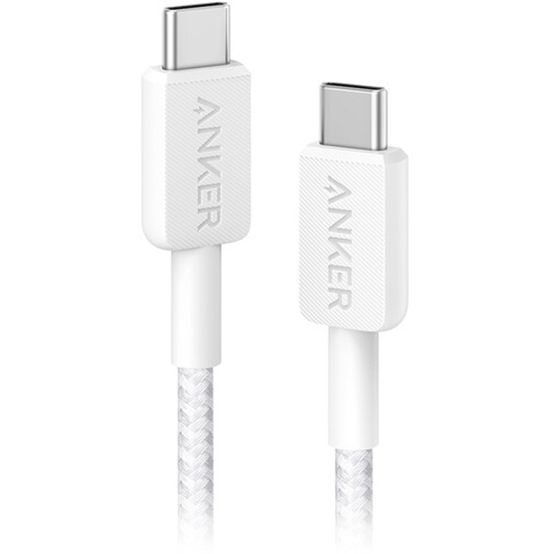 ANKER 322 USB-C to USB-C (6ft Braided) - White