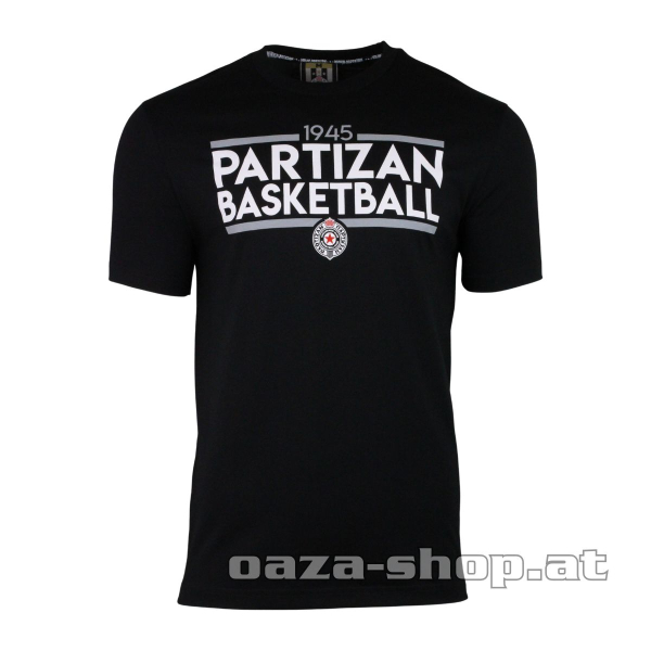 Majica KK "Partizan Basketball" crna