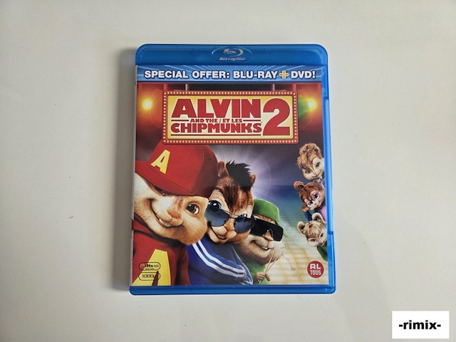 Blu ray + DVD - Alvin and the Chipmunks 2