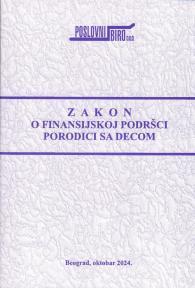 Zakona o finansijskoj podršci porodici sa decom